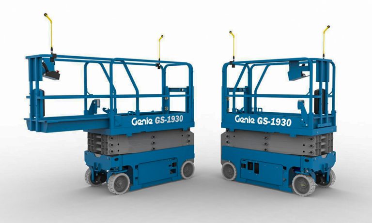 Genie to introduce secondary guarding for scissors lifts and vertical masts
