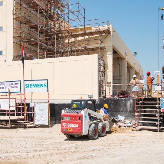 On site at Deira Islands